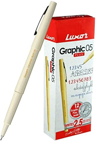 Luxor Sign Fine Pen (New) Black (10's Box) (9000027974) : Amazon.in ...