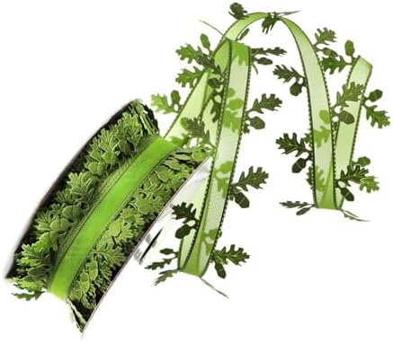 Amazon.com: Juvale Burlap Leaf Ribbon - Jungle, Safari & Fairy Party ...