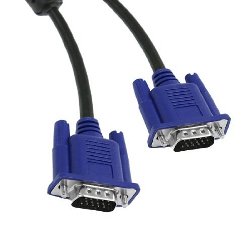 3 Meter 15 Pins Black Male to Male VGA Monitor Extension Cable : Amazon ...