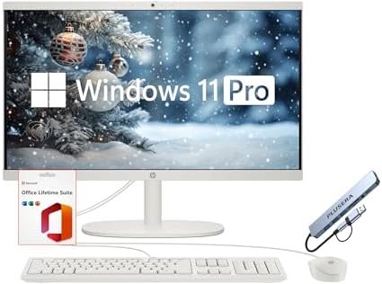 Amazon.com: HP 21.5" FHD All-in-One Desktop Computer, 16GB RAM 512GB ...