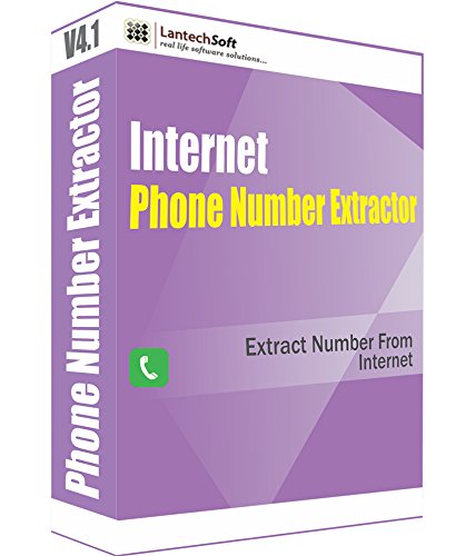Lantech Soft Internet Phone Number Extractor - 1 PC, 1 Year (CD ...