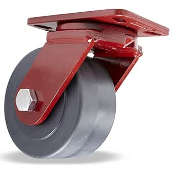 Hamilton S-ZFFM-63NYB Spinfinity Swivel Caster with 6" x 3" Nylast ...