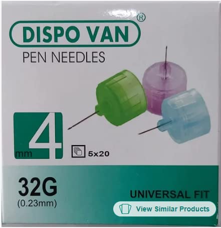 Dispo Van Pen Needle, Universally Usable With All Pens 5X20 : Amazon.in ...