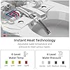 E5D Smart Toilet with Bidet by Los Flexi, Built-In Water Tank, Battery ...