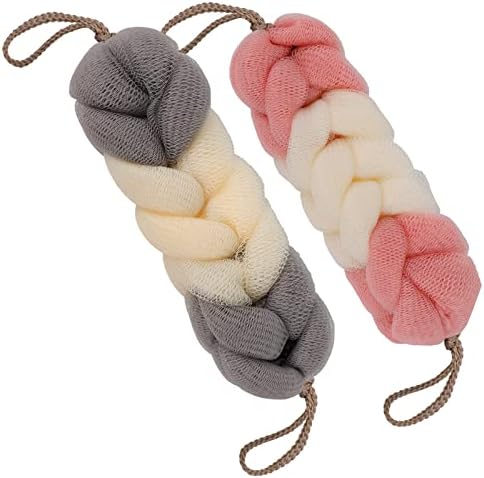 Amazon.com: BCKENEY Bath Loofah Shower Sponge Body Back Scrubber Soft ...