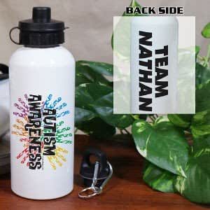 Amazon.com: Personalized Autism Awareness Water Bottle : Sports & Outdoors