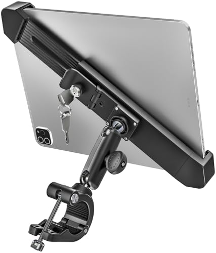 Amazon.com: Wukanleng Motorcycle Tablet Mount for 3/4"-11/4" Handlebar ...
