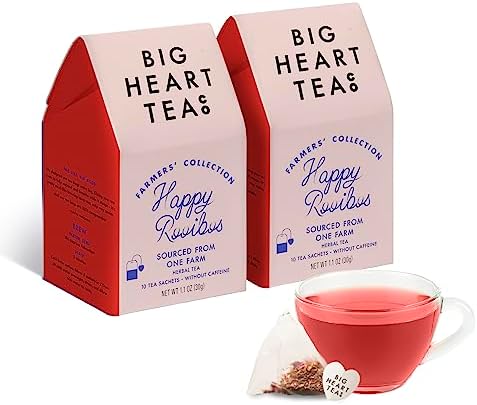 Amazon.com : Big Heart Tea Co. Tea Bags - Happy Red Rooibos - Direct ...