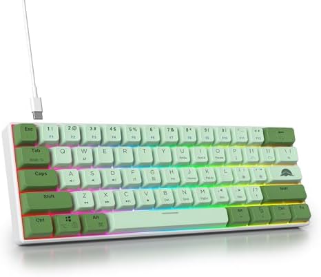 Amazon.com: Razer BlackWidow Mechanical Gaming Keyboard: Green ...