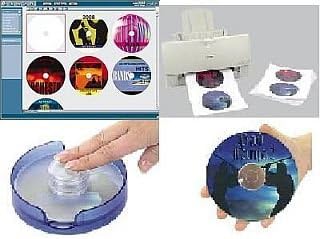 DVD CD LABELING KIT inkl. 200 ETIKETTEN LABELS NEUWARE : Amazon.de ...