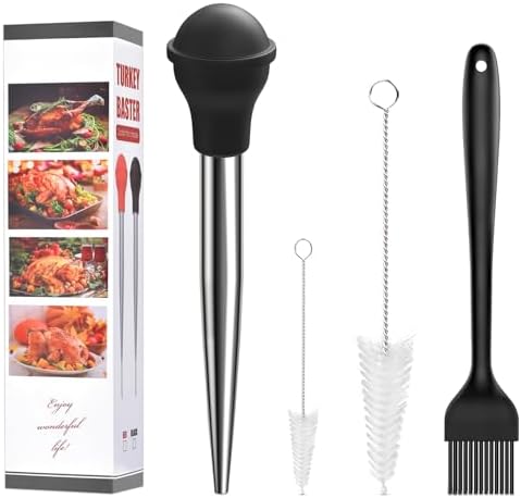 Amazon.com: Turkey Baster Large, ARRITZ Stainless Steel Baster For ...