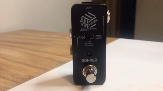 Watch Donner ABY box pedal for mini electric guitar on Amazon Live