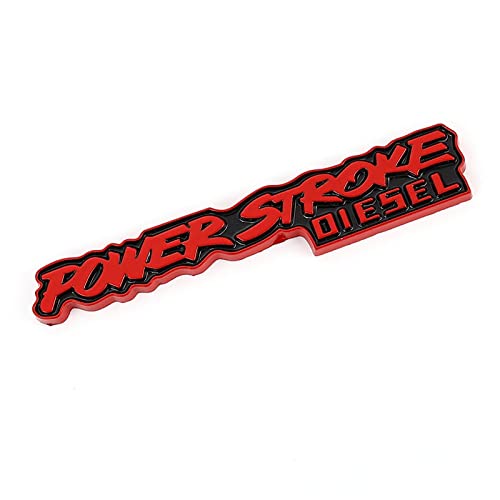 Buy TTKLXJR Metal Car Sticker Powerstroke Emblem Badge Trunk Decals for ...