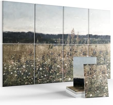 Amazon.com: Wall Art Acoustic Panels,47''X31''Sound Absorbing Panels-8 ...