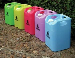 Warhorse Square Water Container with spout - 30 litre capacity BLUE ...