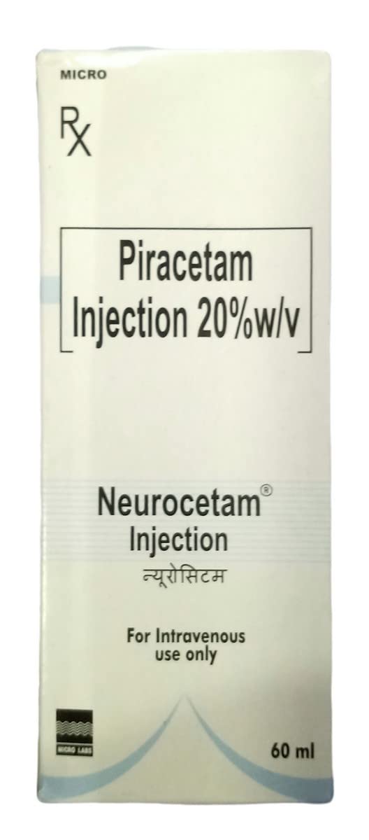 Neurocetam 200mg/ml - Vial of 60ml Injection : Amazon.in: Health ...