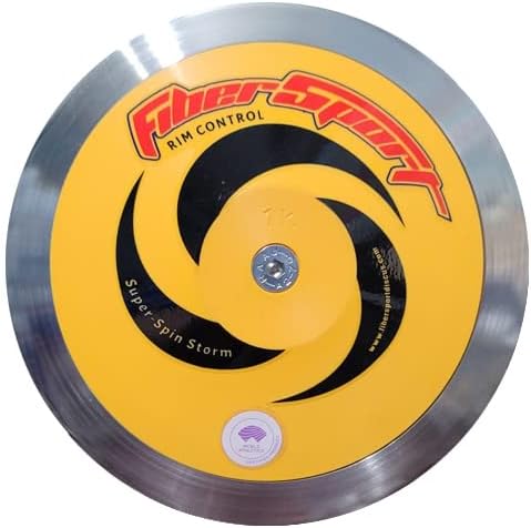 Amazon.com : FiberSport Discus 1kg Discus, Storm High-Spin Discus 85% ...
