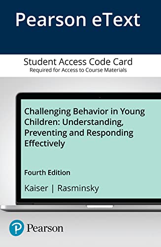 Amazon.com: Challenging Behavior in Young Children: Understanding ...