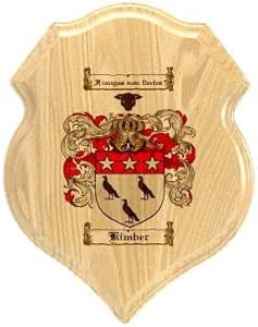 Amazon.com: Kimber Coat of Arms Plaque / Family Crest Plaque : Home ...