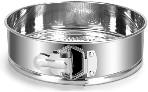 Amazon.com: Kootek 9 Inch Cake Pan, Stainless Steel Springform Pan with ...