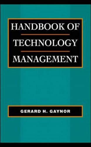 Handbook of Technology Management: Gaynor, Gerard H.: 9780070236196 ...