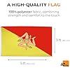 Amazon.com : AZ FLAG - Sicily Flag - 3x5 Ft - Light Polyester Italy ...