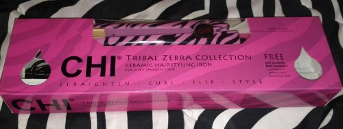 Amazon.com : CHI Flat Iron Zebra (Blue Zebra ) : Flattening Irons ...