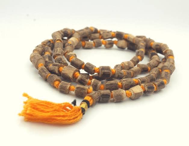 ADHYATM | Tulsi Mala/Holy Basil Rosary String for Wearing, Jaap ...