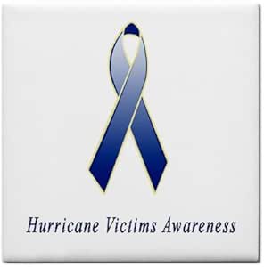 Amazon.com: Hurricane Victims Awareness Ribbon Tile Trivet: Home & Kitchen
