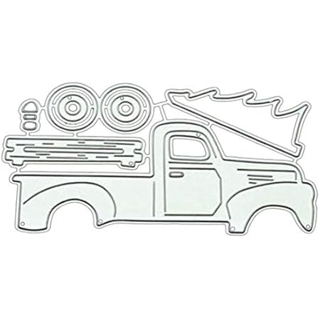 Amazon.com : Metal 3 Sedan Car Pickup Truck Shape Cutting Dies Set, DIY ...