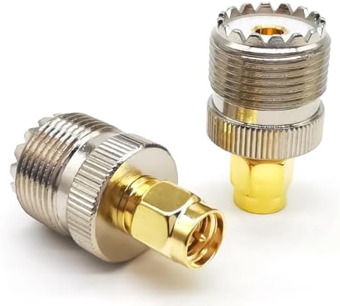 Amazon.com: TLS.eagle 2Packs UHF SO239 Female to RCA Male Coax Cable ...