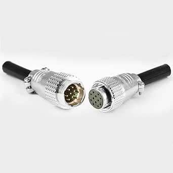 Amazon.com: GXMRHWY TP24 12 Pin Aviation Connectors Male and Female ...