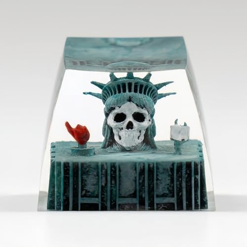 Amazon.com: ULTRAEQUIP Artisan Keycaps Skull Keycaps Resin keycap ...