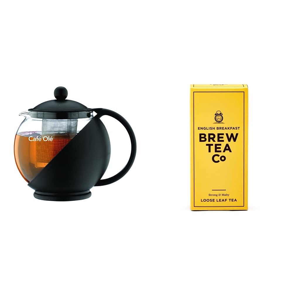 Café Olé Grunwerg Café Ole Loose Leaf Everyday Round Tea Pot Infuser ...