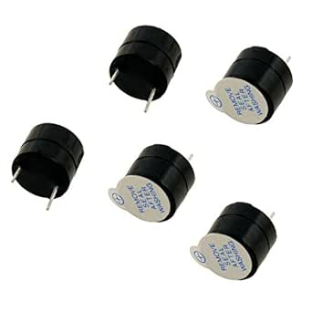 Electrobot Piezo Buzzer, 12mm Diameter, 5 Pieces : Amazon.in ...