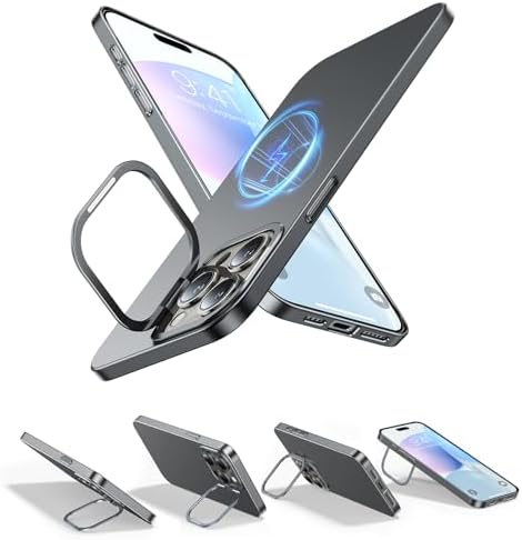 Amazon.com: TORRAS Slim Fit Magnetic Stand for iPhone 15 Pro Max Case ...