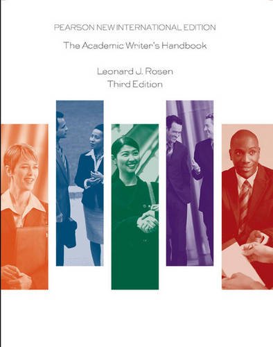 Amazon | Academic Writer's Handbook Pearson New International Edition ...