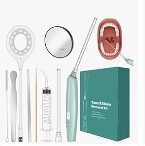 MiBrush Electric Tonsil Stone Removal Kit - Instant Suction Pipette ...
