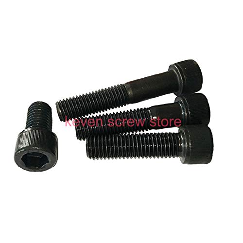 50pcs M5x12 mm M5*12 mm Flat Head countersunk Head Black Grade 8.8 ...