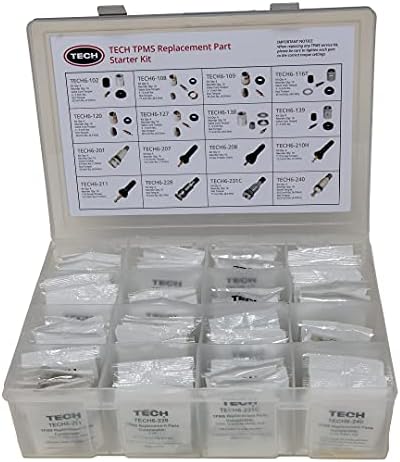 Amazon.com: TECH Tire Repairs TPMS Replacement Part Starter Kit (64 ...