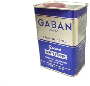 Amazon | GABAN(ギャバン) ギャバン ホワイトペッパーパウダー 420g | GABAN(ギャバン) | スパイス・ハーブ 通販