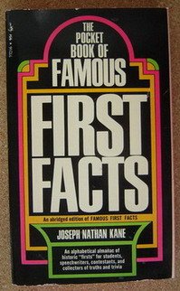 The Pocket Book of Famous First Facts: Joseph Nathan Kane: Amazon.com ...