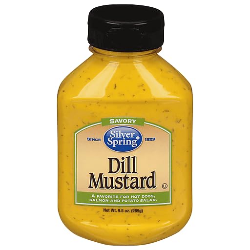 Amazon.com : Silver Spring Savory Dill Mustard, Kosher, Gluten Free, 9. ...