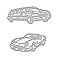 Amazon.com: 4 Pieces Sedan Car Pickup Truck Shape Cutting Dies for Card ...
