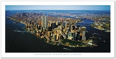SMART ART - 'Aerial View of Manhattan ' by Steven Lindner - Fine Art ...