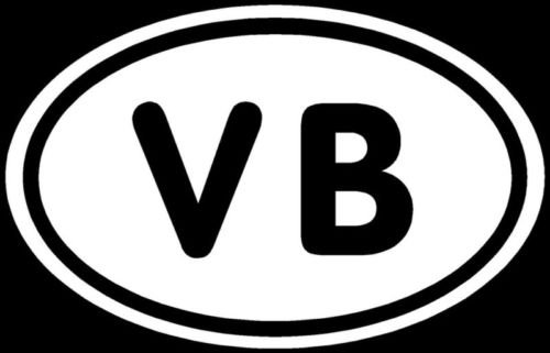 Ranger Products Virginia Beach Sticker Vb Oval Ocean Sand Girl ...