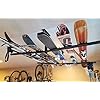 Amazon.com: StoreYourBoard Adjustable Ski and Snowboard Ceiling Rack ...