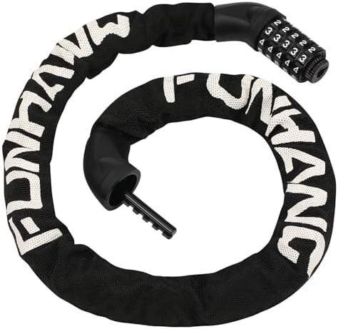 Amazon.com : Funhang Bike Lock, 3.2 FT Bike Chain Lock, 5-Digit ...