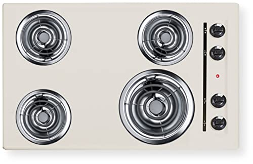 Summit SEL05 Electric Cooktop, Bisque | StovesDirect