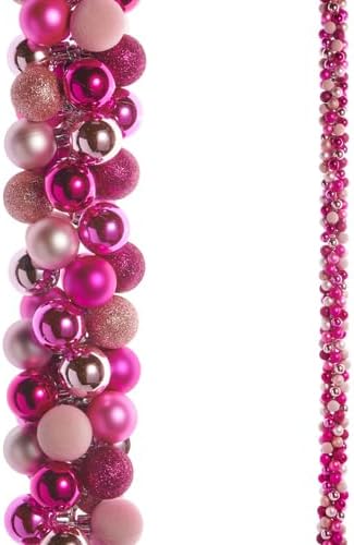 Amazon.com: RAZ Imports Pink Ball Garland, 60-Inch, Plastic : Home ...